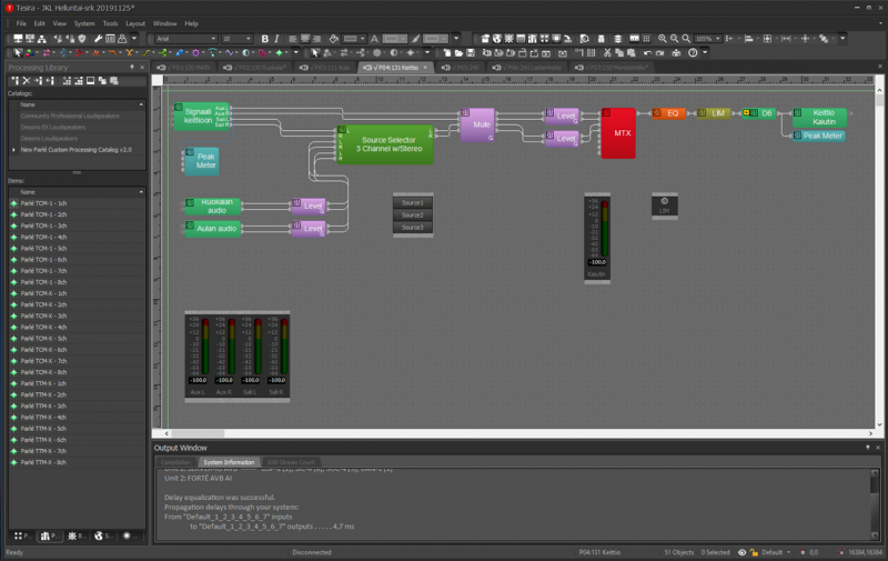 Biamp Tesira koulutus